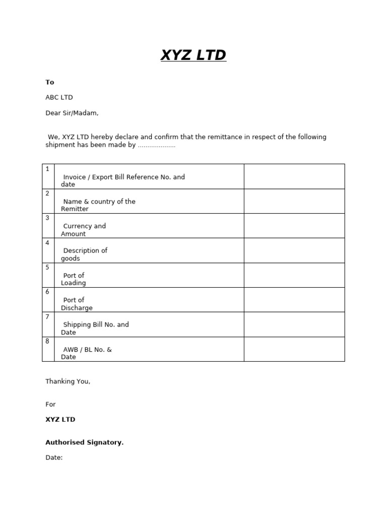 Annexure II Blank | PDF