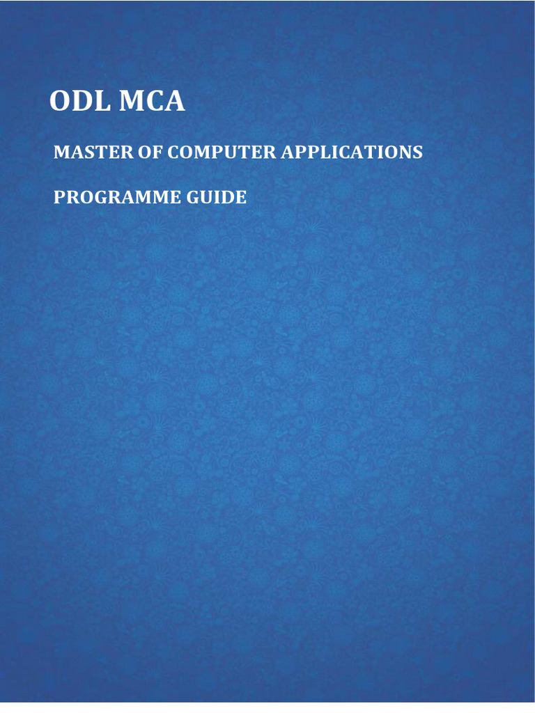 Master of Computer Applications | PDF | C++ | Computer Network