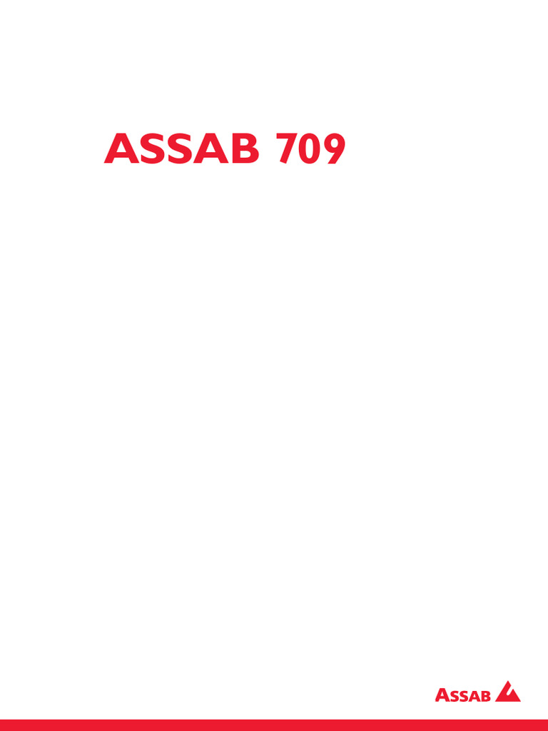 ASSAB 709 Alloy Steel Overview | PDF | Heat Treating | Steel