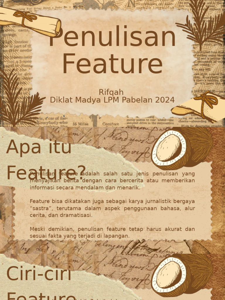 Materi Penulisan Feature | PDF