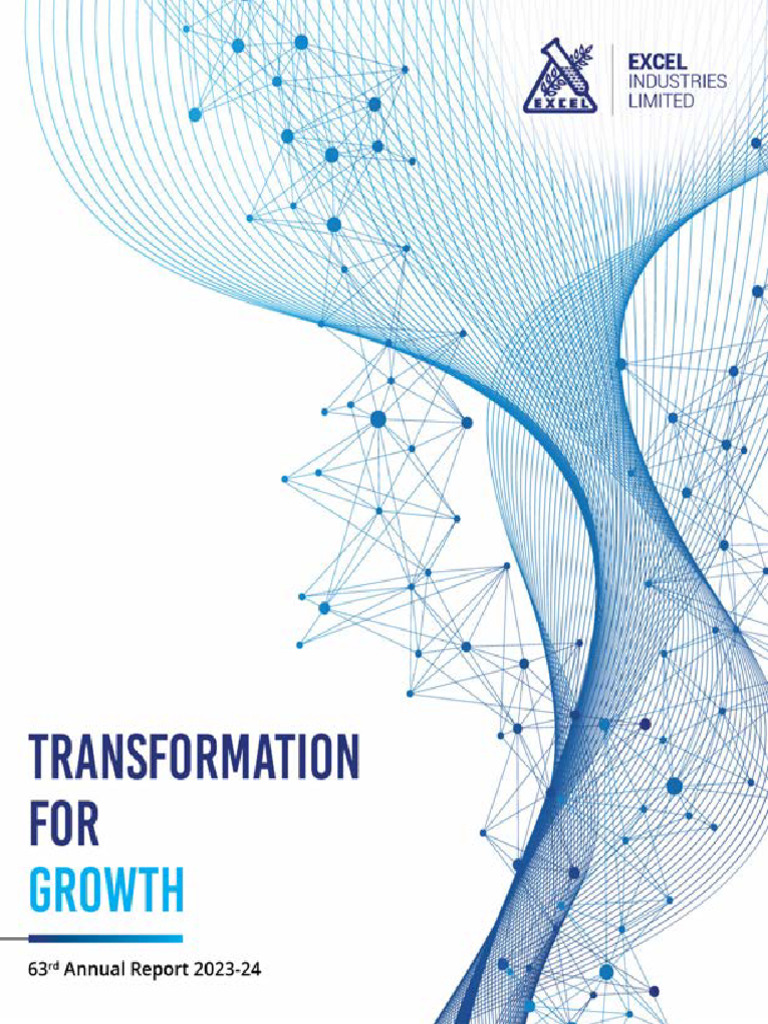 Excel Industries 63rd Annual Report 2023 24 | PDF | Soil | Sustainability