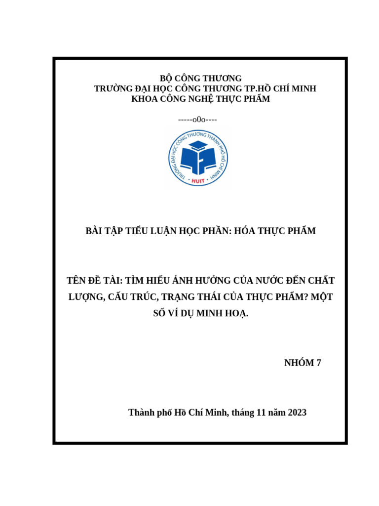 Hoa Thuc Pham | PDF