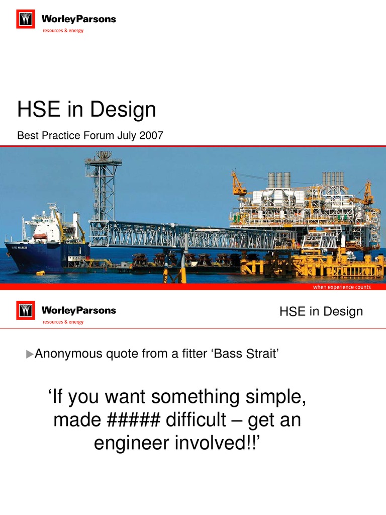 HSE Best Practices in Design Engineering | PDF | Safety | Risk