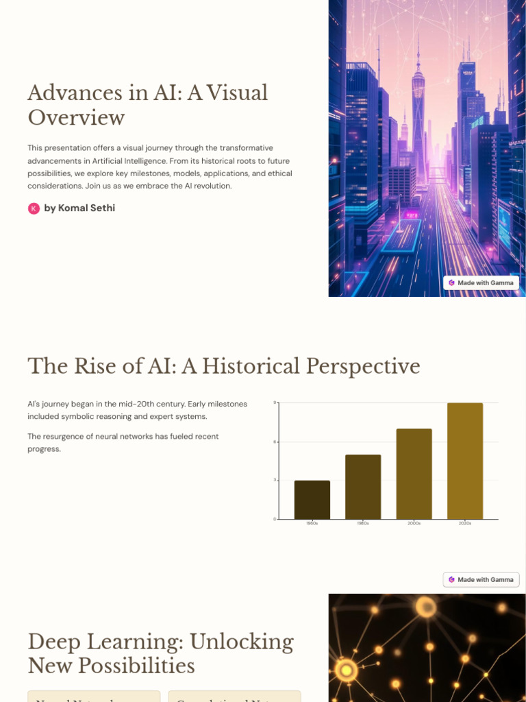 Visual Guide to AI Advancements | PDF | Artificial Intelligence ...