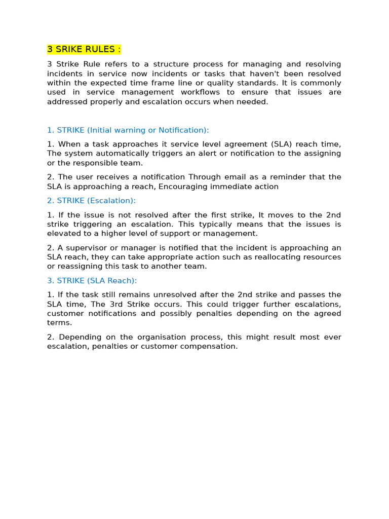 Servicenow Notes | PDF | Service Level Agreement | Computing