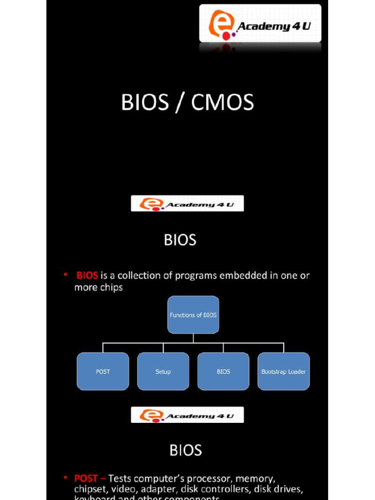 Bios and Cmos | PDF