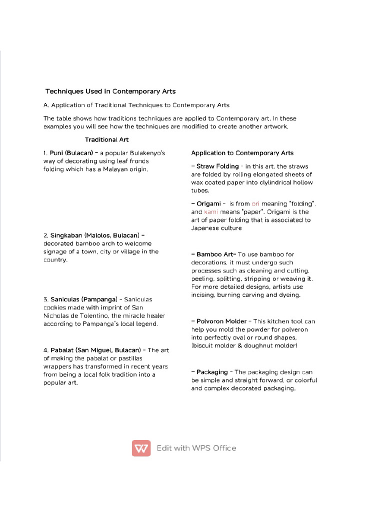Cpar Q2 Technique | PDF