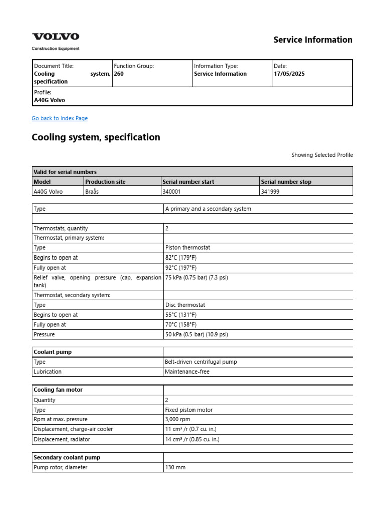 Engine Volvo D13F | PDF