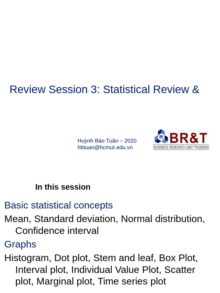 Review Session 5 - Basic Statistics | PDF