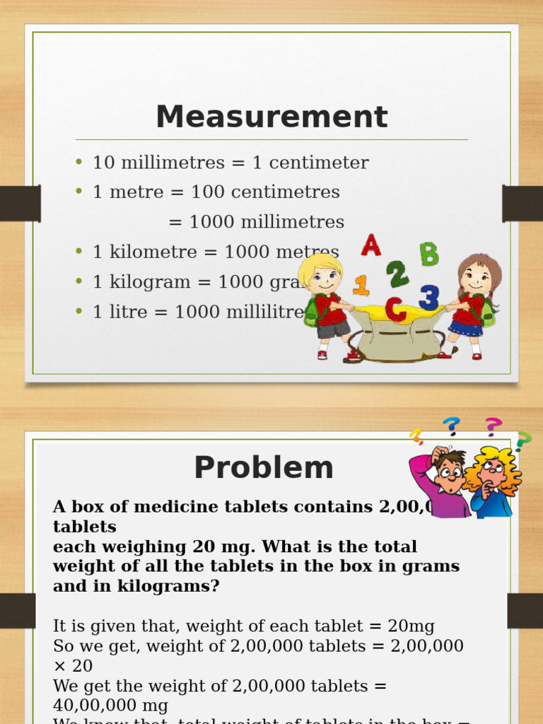 Measurement and Number Problems Guide | PDF