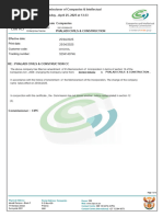 Amended CoR14.3 Certificate via E-Services | PDF | Service Industries ...