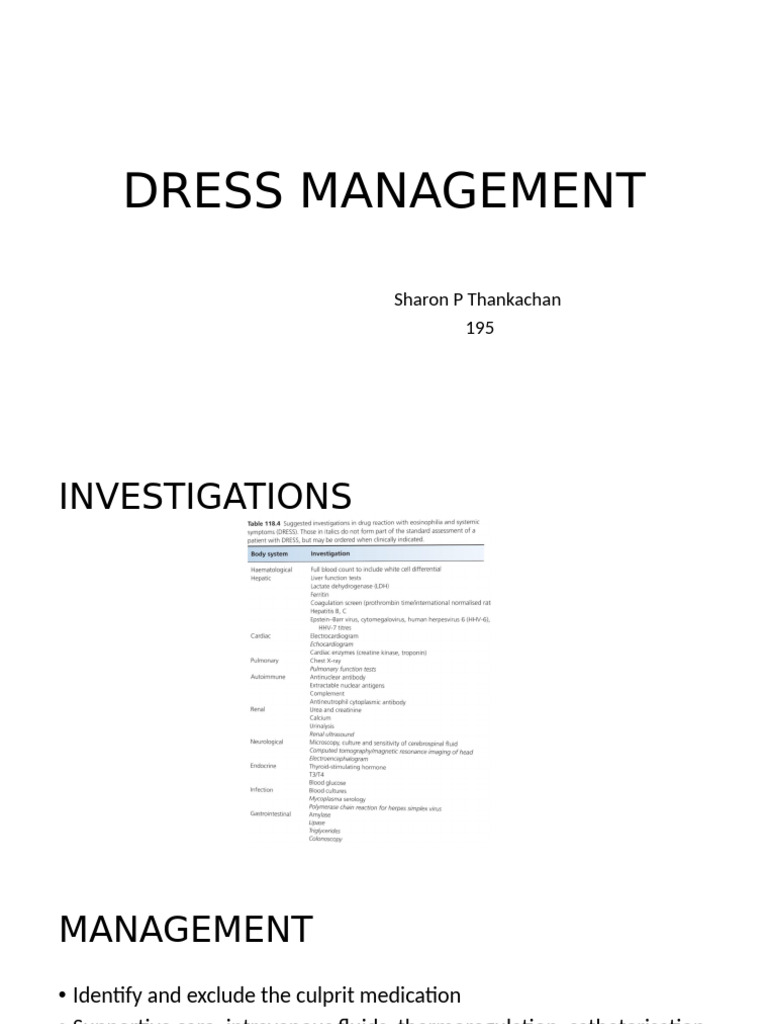 Effective Dress Management Strategies | PDF