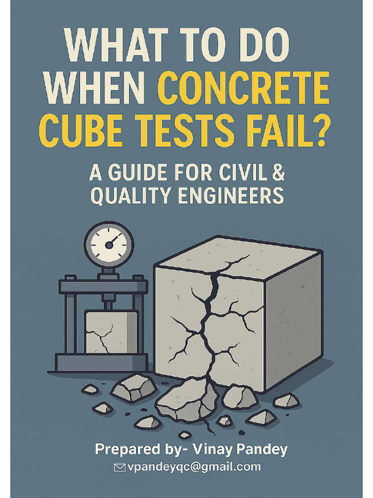 Actions for Failed Concrete Cube Tests | PDF | Strength Of Materials ...