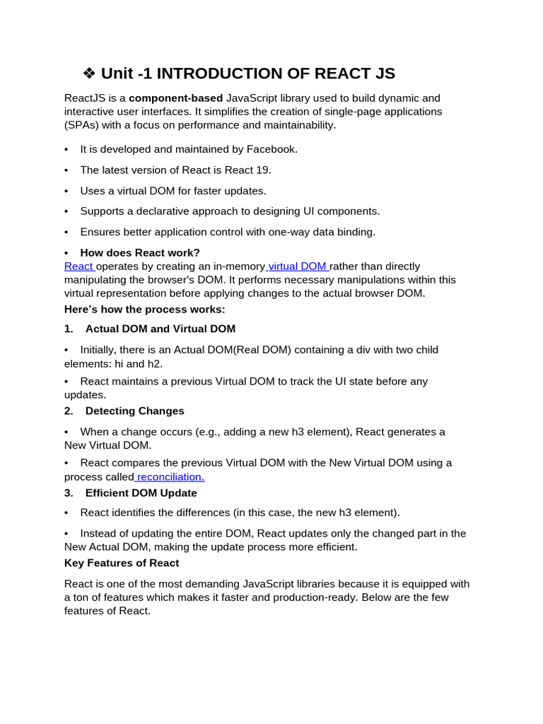 Unit 1 | PDF | Document Object Model | Java Script