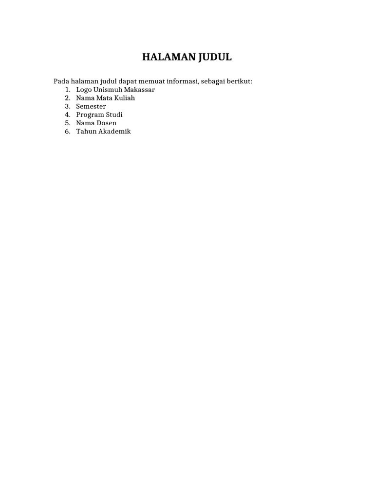 Template Modul Bahan Ajar Digital | PDF