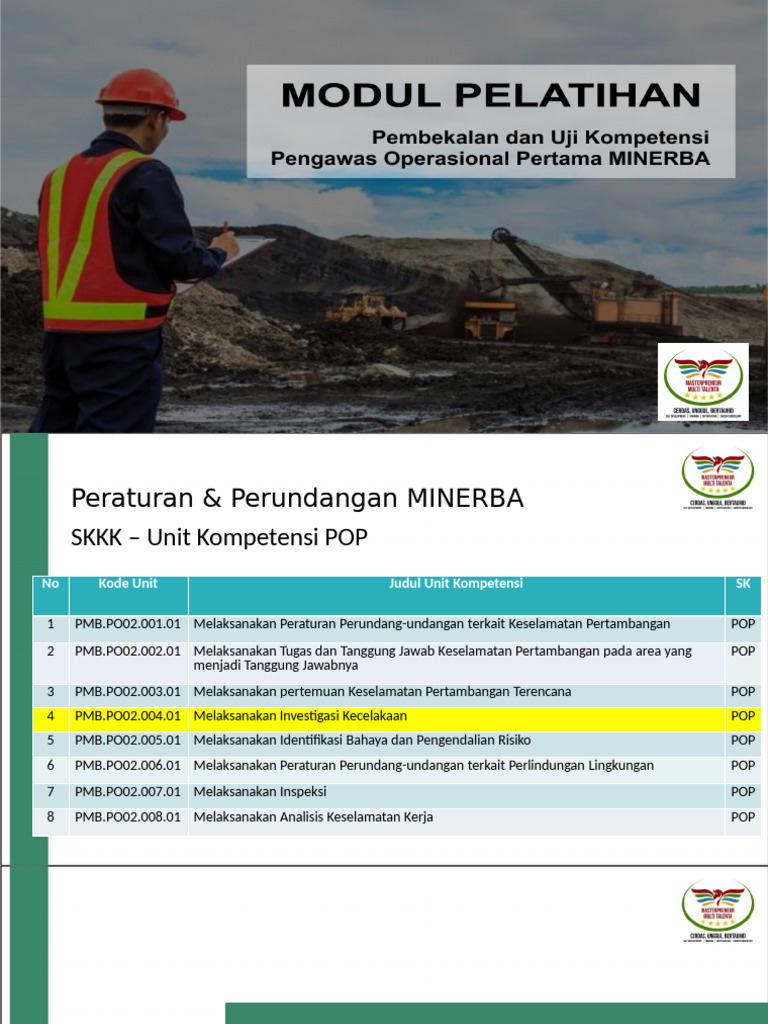 Modul Diklat - 4. Melaksanakan Investigasi Kecelakaan | PDF