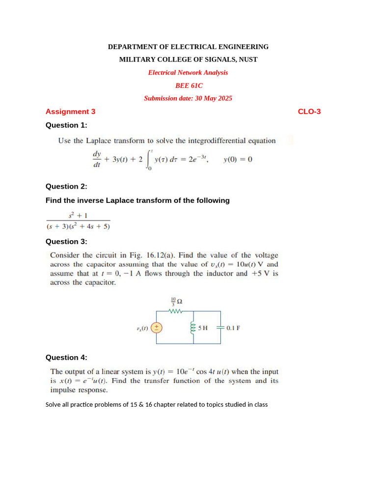 Assignment3 ENA | PDF