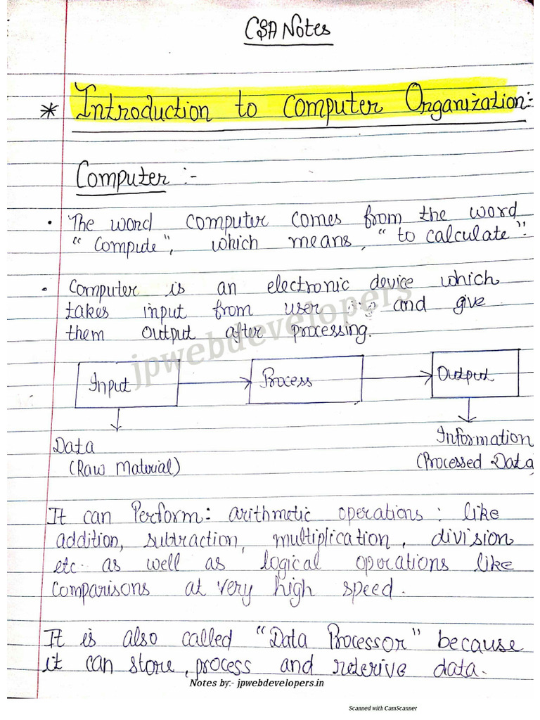 Introduction To Computer | PDF