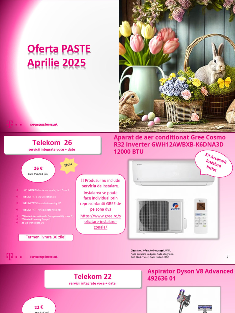 Oferta Paste 2025 | PDF | Yo telefono | Tecnología de información y ...