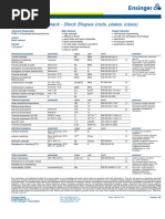 Polypropylene Natural Data Sheet | PDF | Strength Of Materials | Yield ...