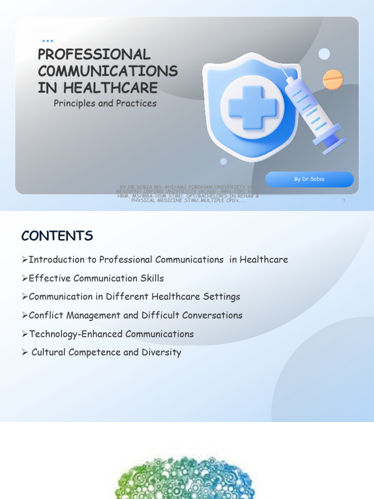 Effective Healthcare Communication Guide | PDF | Communication | Health ...