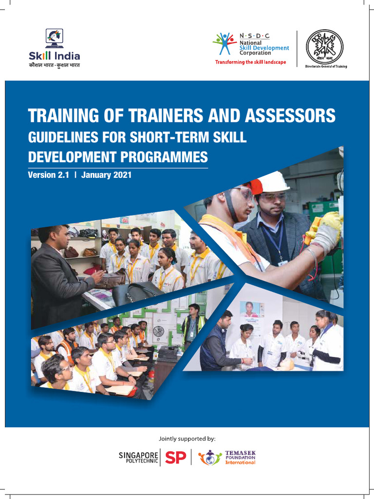 Train The Trainer Booklet | PDF | Vocational Education | Certification