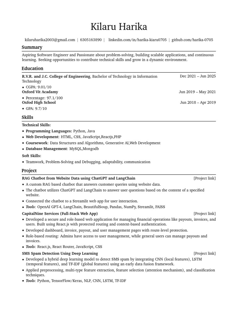 RenderCV EngineeringResumes Theme | PDF | World Wide Web | Internet & Web