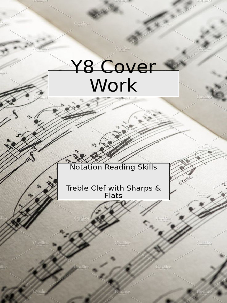 Y7 Cover Work - Treble Clef Notation With Sharps & Flats | PDF | Clef ...