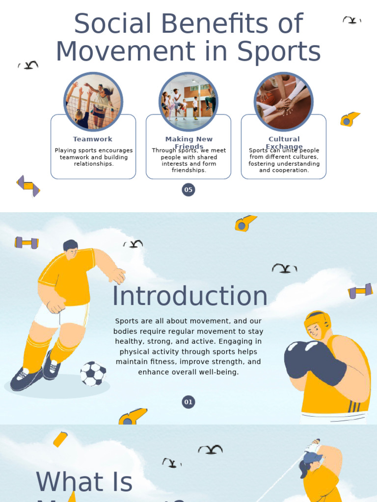 Social Benefits of Movement in Sports Slide | PDF | Psychology