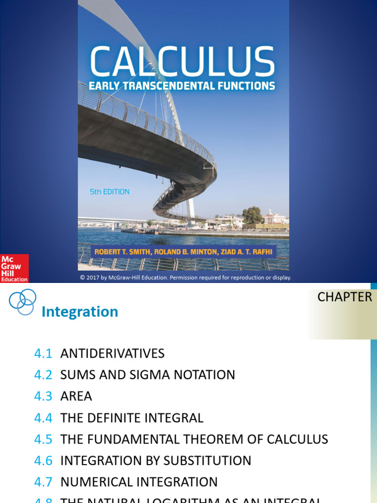SmithMinton Calculus ET 5e C04 S01 | PDF | Integral | Function (Mathematics)