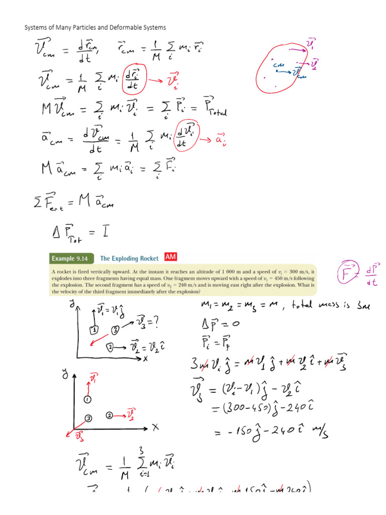 Systems of Many Particles 4 | PDF