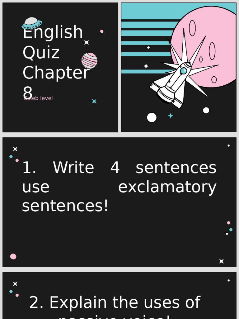 Quiz Chapter 8 Caleb Level | PDF
