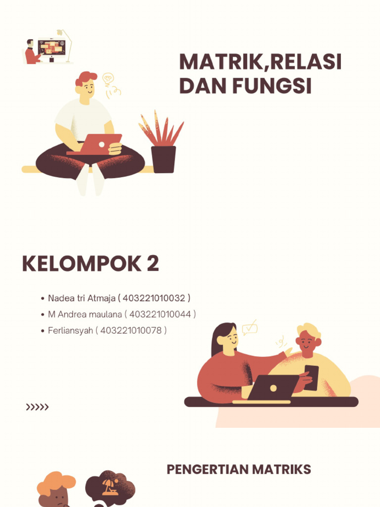 Kelompok 2 Matrik, Relasi, Fungsi | PDF