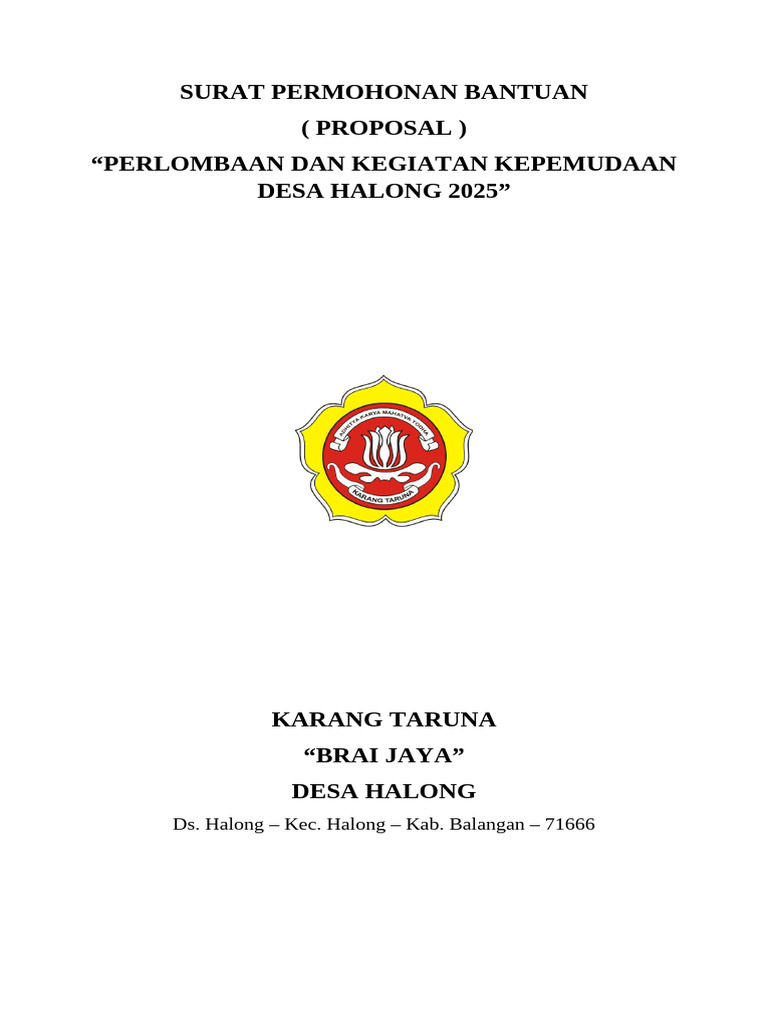 Proposal Pengajuan Dana MLBB | PDF