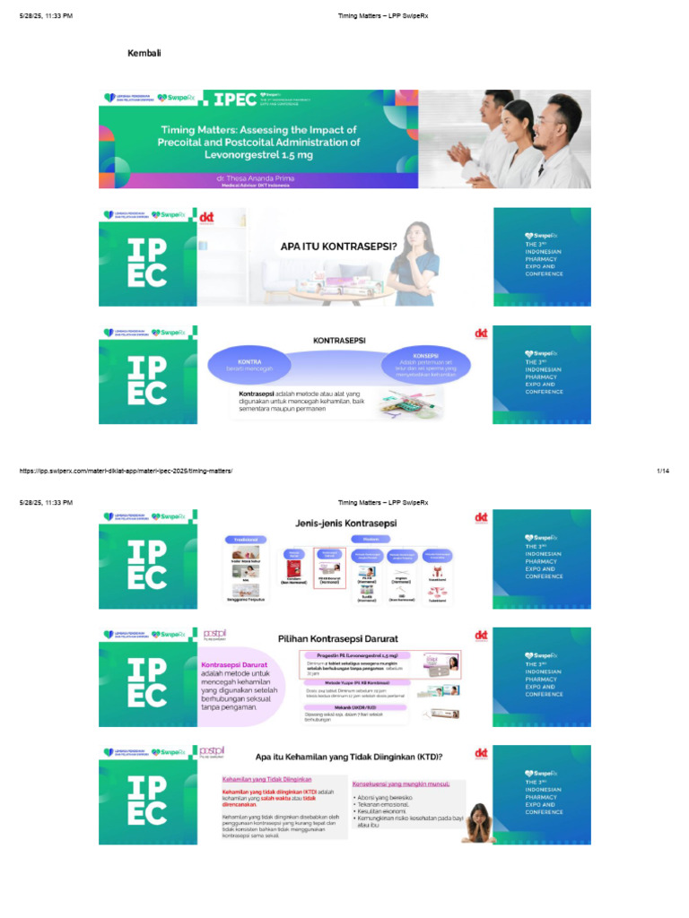 Timing Matters Effectiveness and Safety in Emergency Contraception | PDF