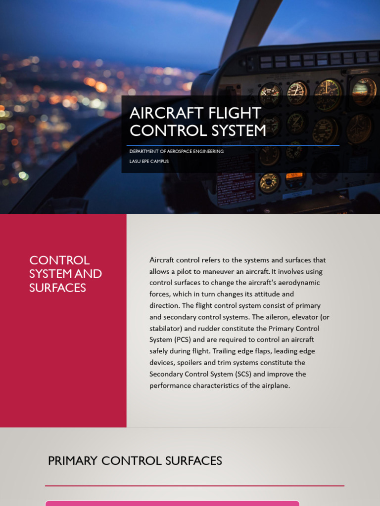 Aircraft FLIGHT Control SYSTEM | PDF | Flight Control Surfaces ...