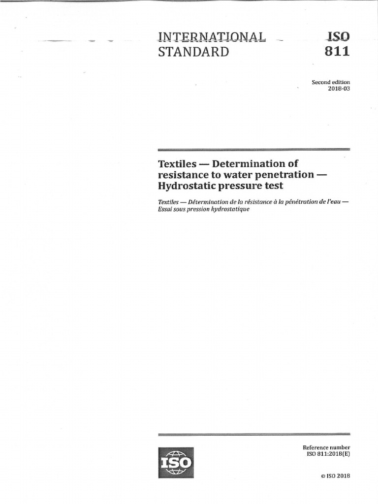 Iso 811-2018 | PDF