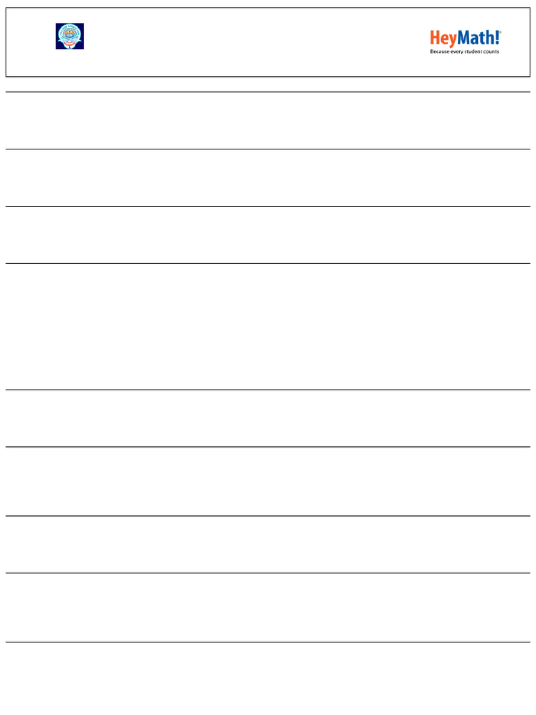 Self Assessment Sums On Division | PDF