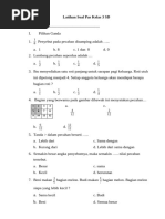 Worksheet Anak SD Kelas 1-3 | PDF