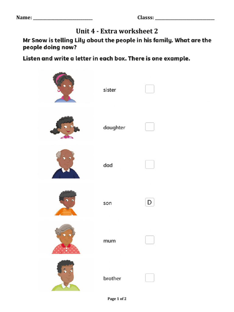 Unit 4 - Extra Worksheet 2 2 | PDF