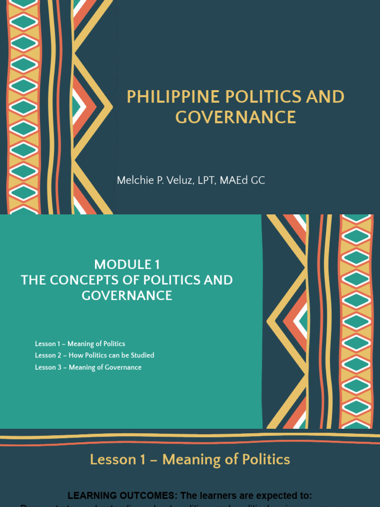 Phil. Politics and Governance | PDF | Governance | Science