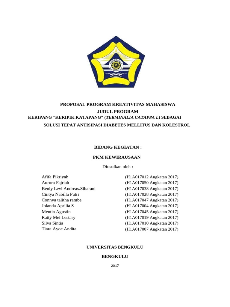Proposal Program Kreativitas Mahasiswa WHPH Compress | PDF
