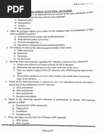 QUIZ On HIV and AIDS 2024 | PDF | Hiv/Aids | Hiv