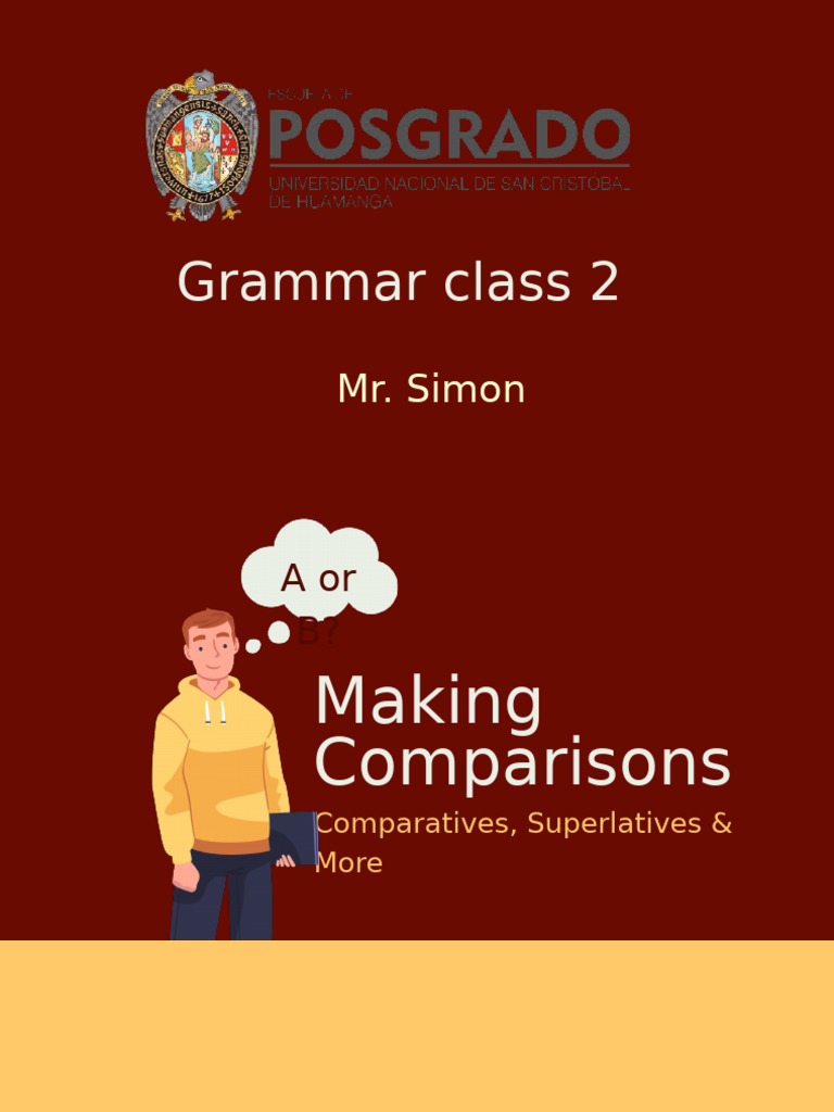 Grammar Comparison and Superlative | PDF | Linguistic Typology | Languages