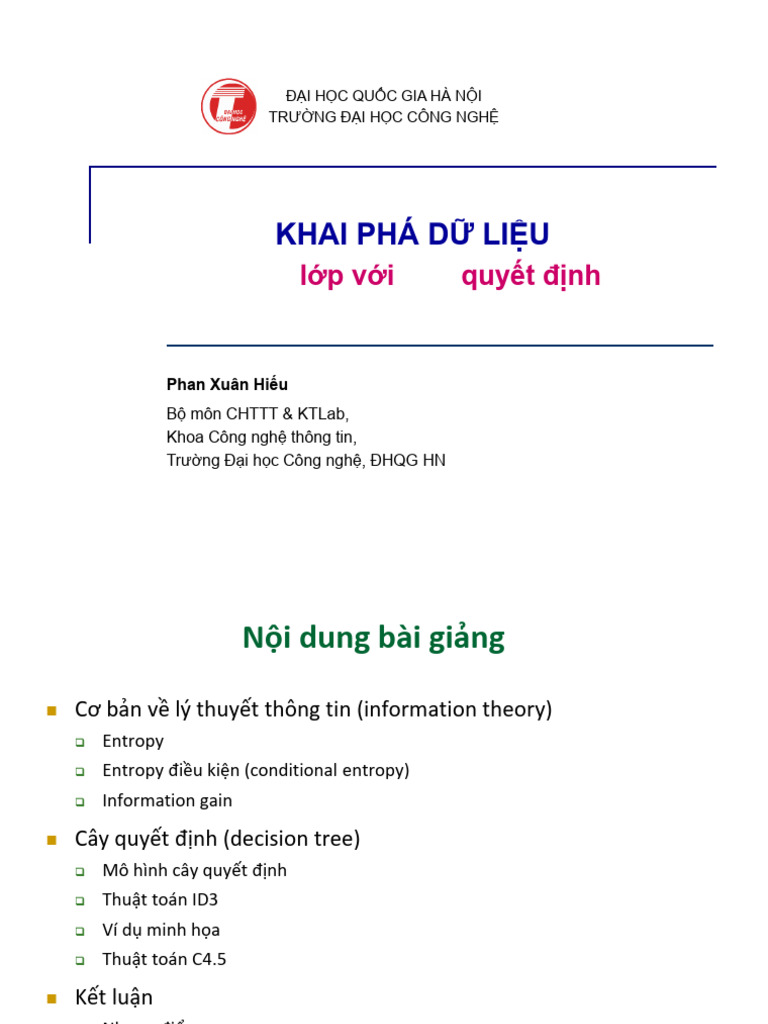 Xem Them - Decision Trees | PDF