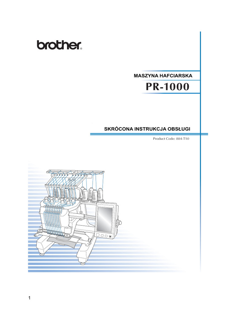 Brother PR1000 Instrukcja PL | PDF