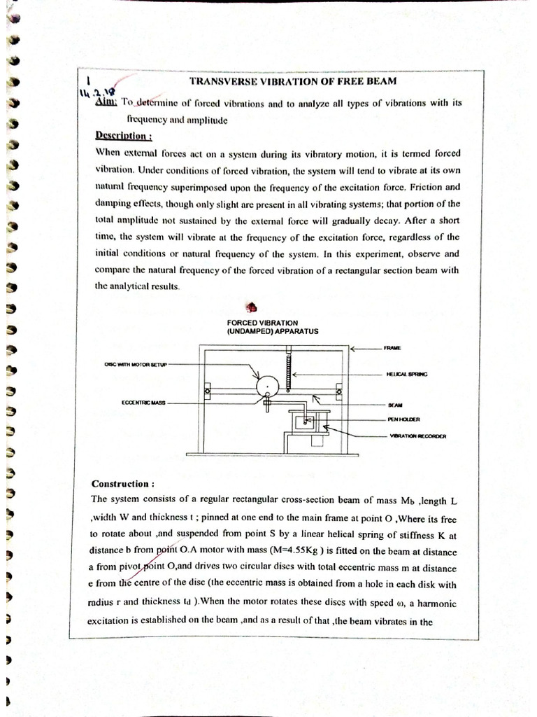 Vibration Laboratory | PDF