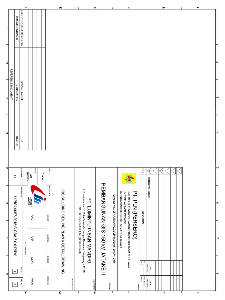 Uip Isj.0057-2018.c.gba.7.0.0.Drw.1 Gis Building Ceiling Plan & Detail ...
