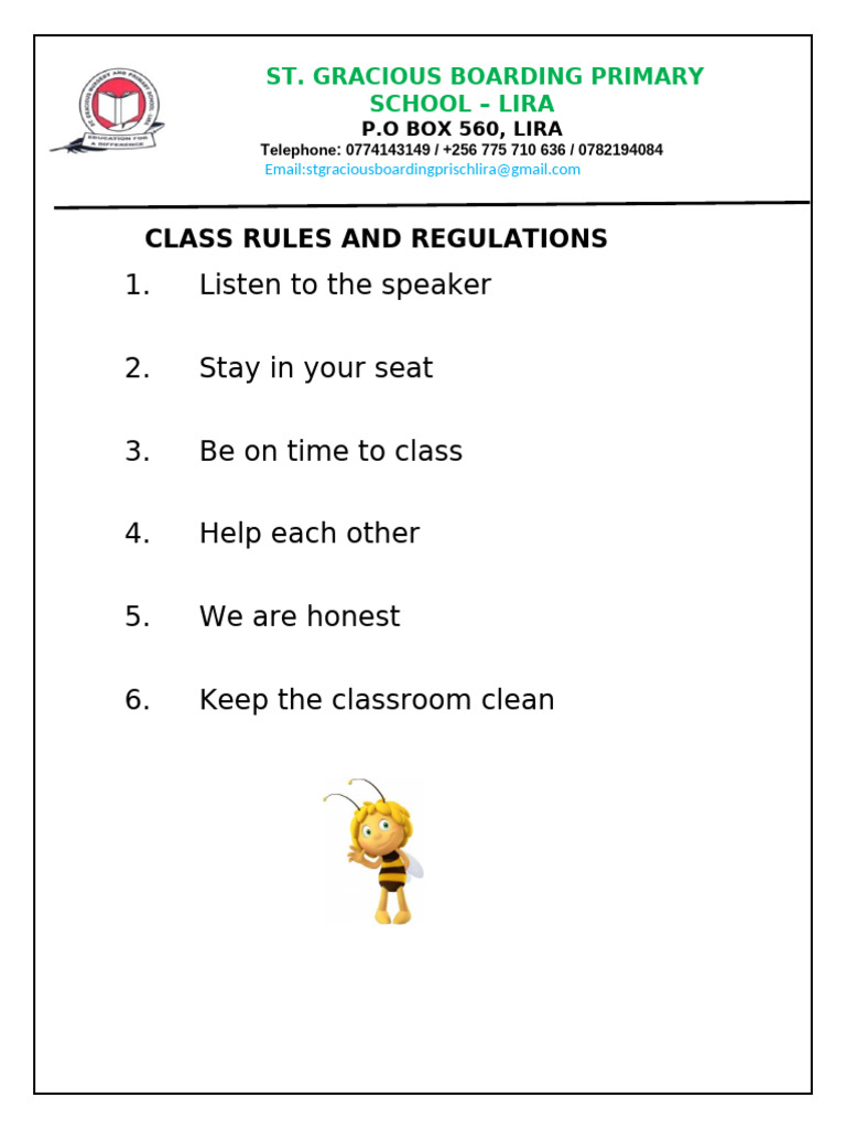 Class Rules | PDF