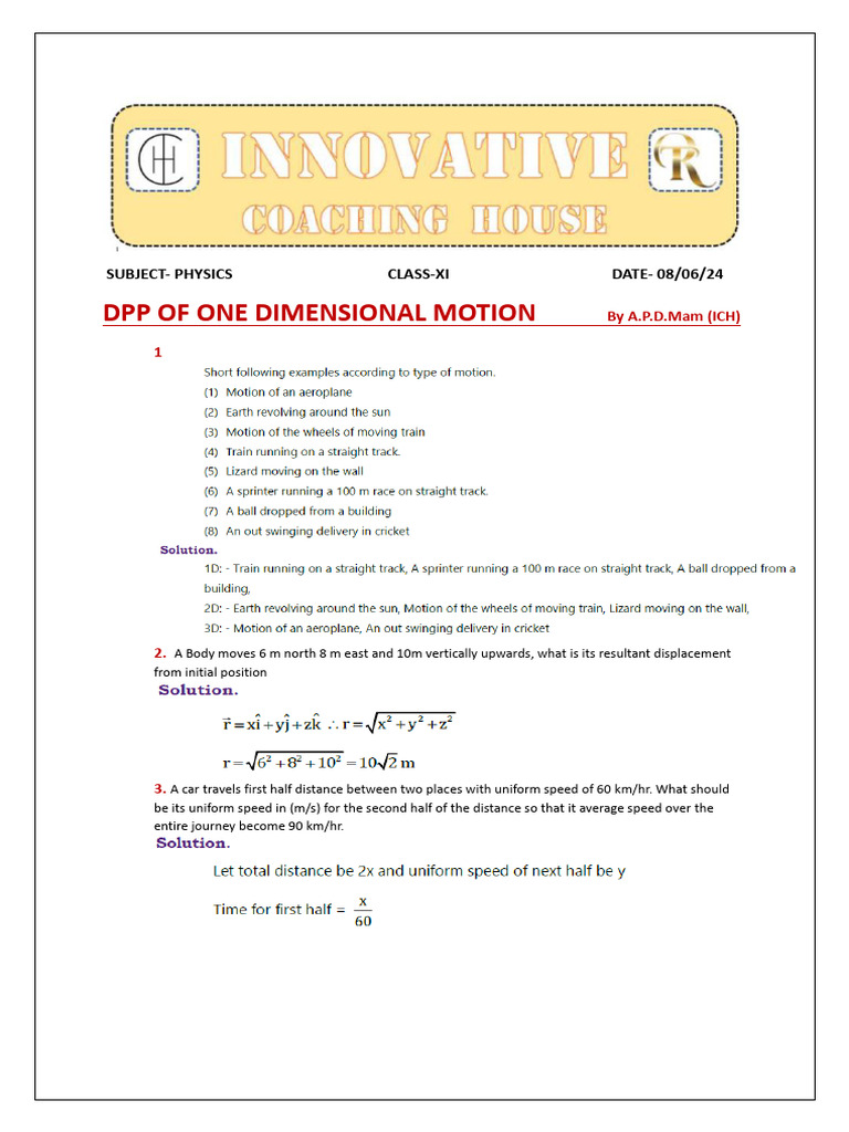 Study Material 1-D | PDF